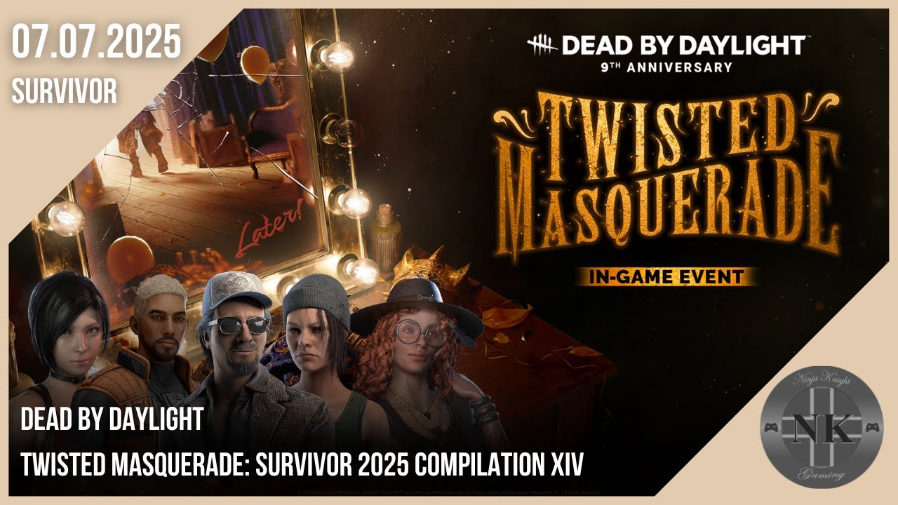 Dead by Daylight - Twisted Masquerade: Survivor 2025 Compilation XIV ...