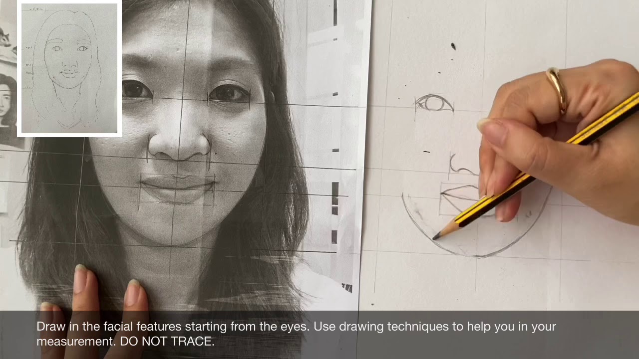 Drawing of Portraiture Guidelines - YouTube