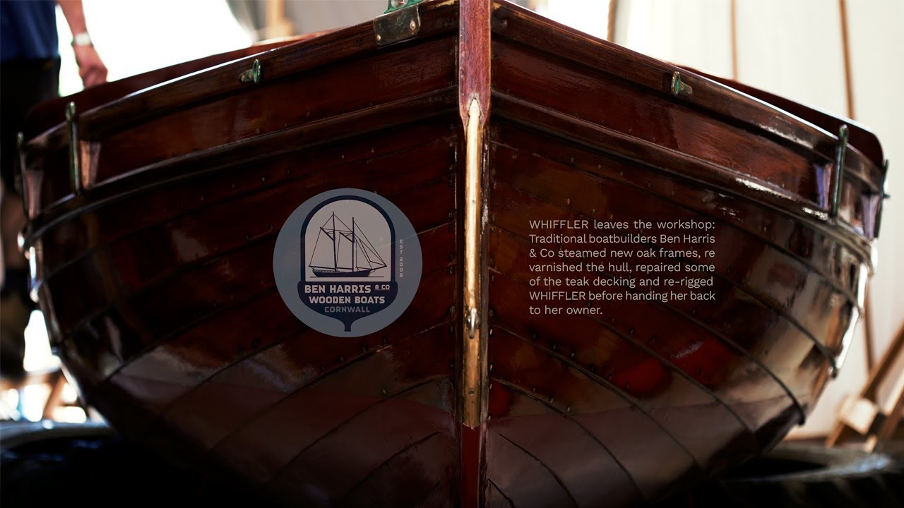 WHIFFLER – a 14ft day-sailer newly restored wooden boat – leaves the ...