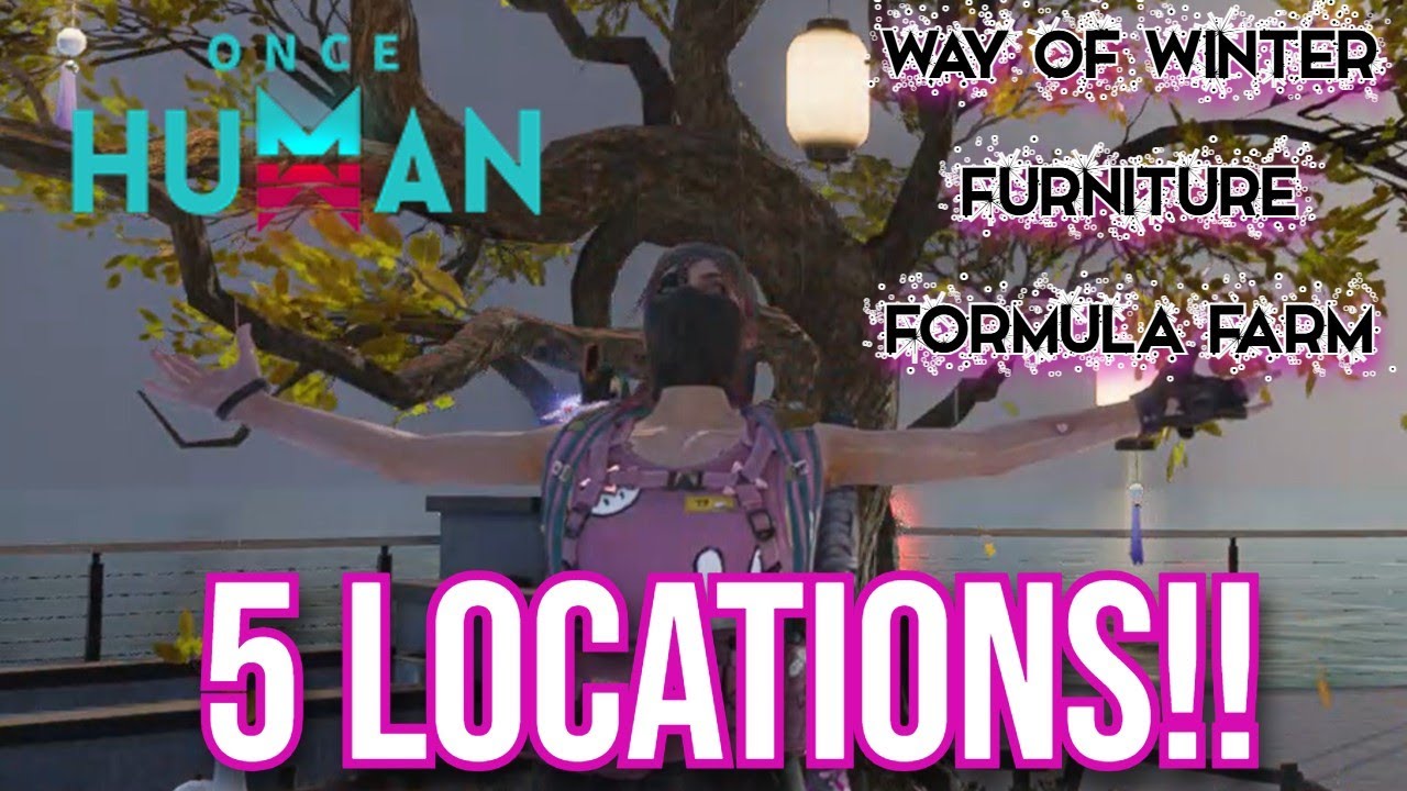 Once Human Way of Winter: Formula Farm #oncehuman #furniture #formulas ...