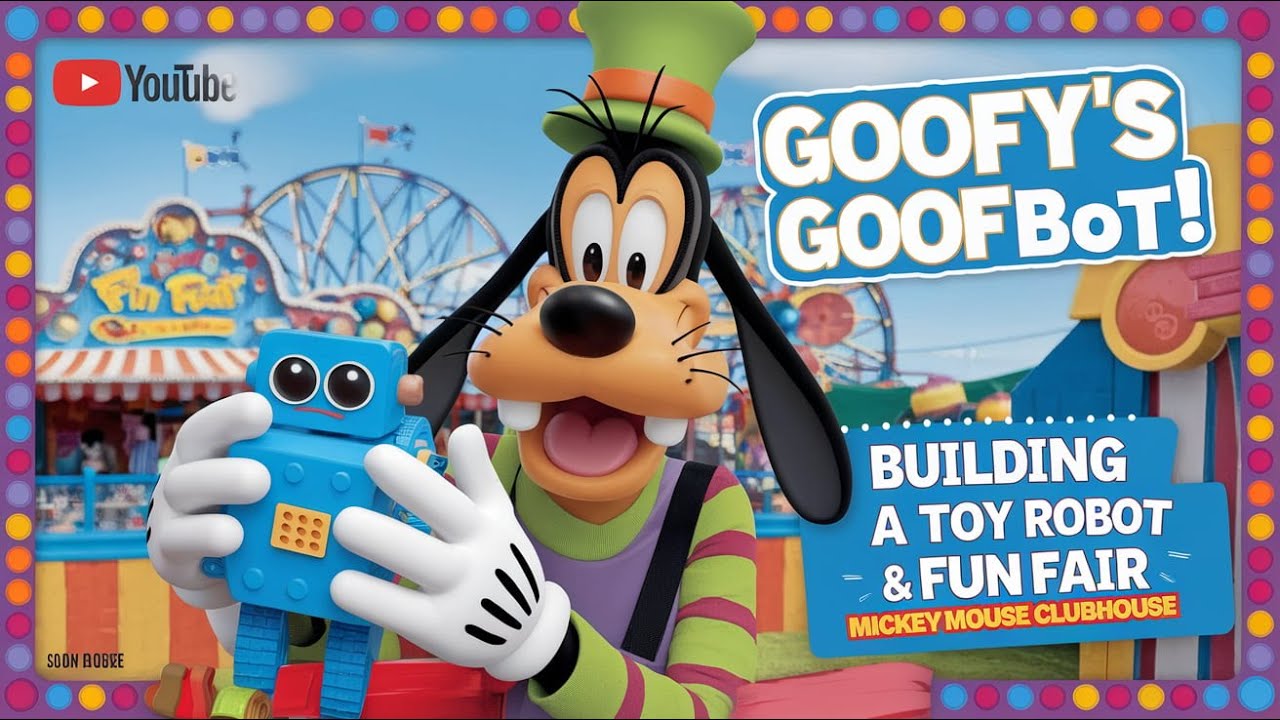 Goofy's Goofbot! Building a Toy Robot & Fun Fair | Mickey Mouse ...