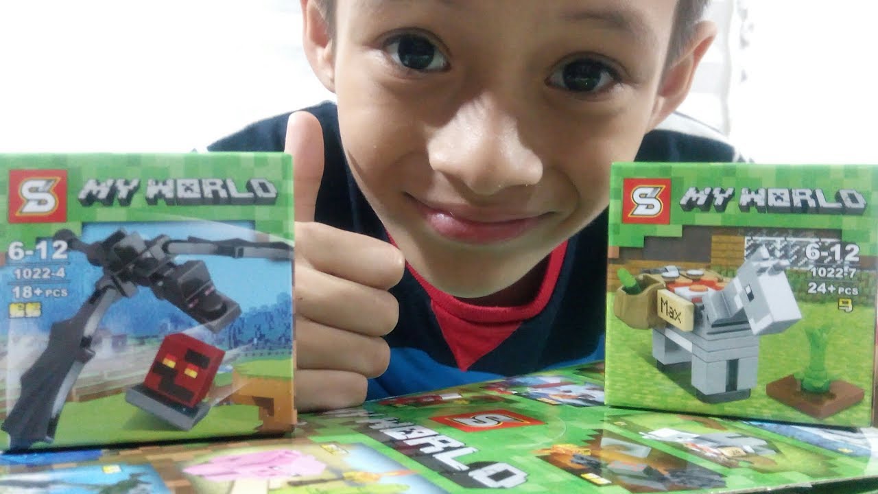 Build Fake Lego Minecraft SY : Horse & Ender Dragon Microfigure - YouTube