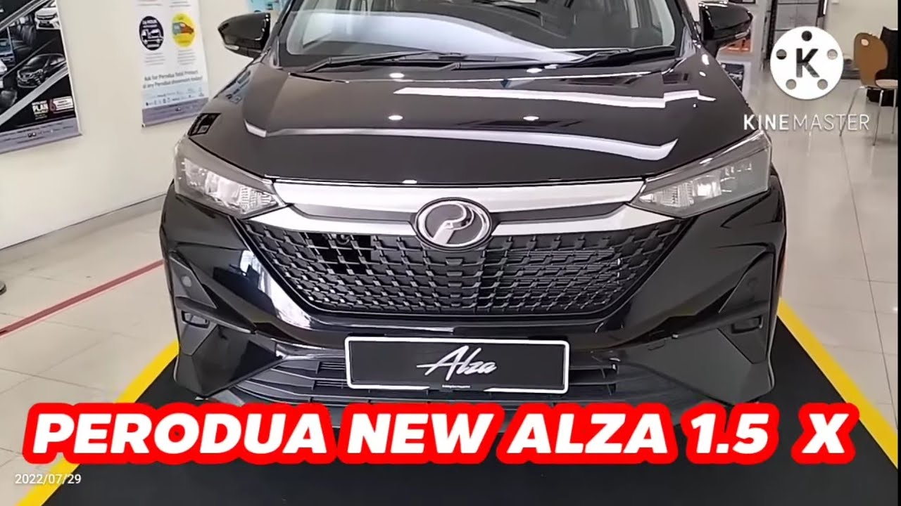 Perodua Alza Advance Black Colour