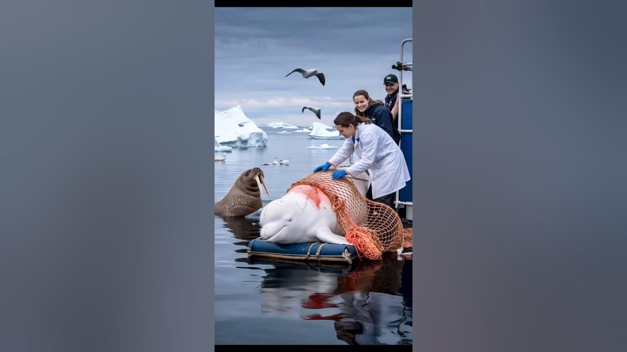Incredible Arctic Rescue Mission : How a Beluga Whale Was Saved # ...