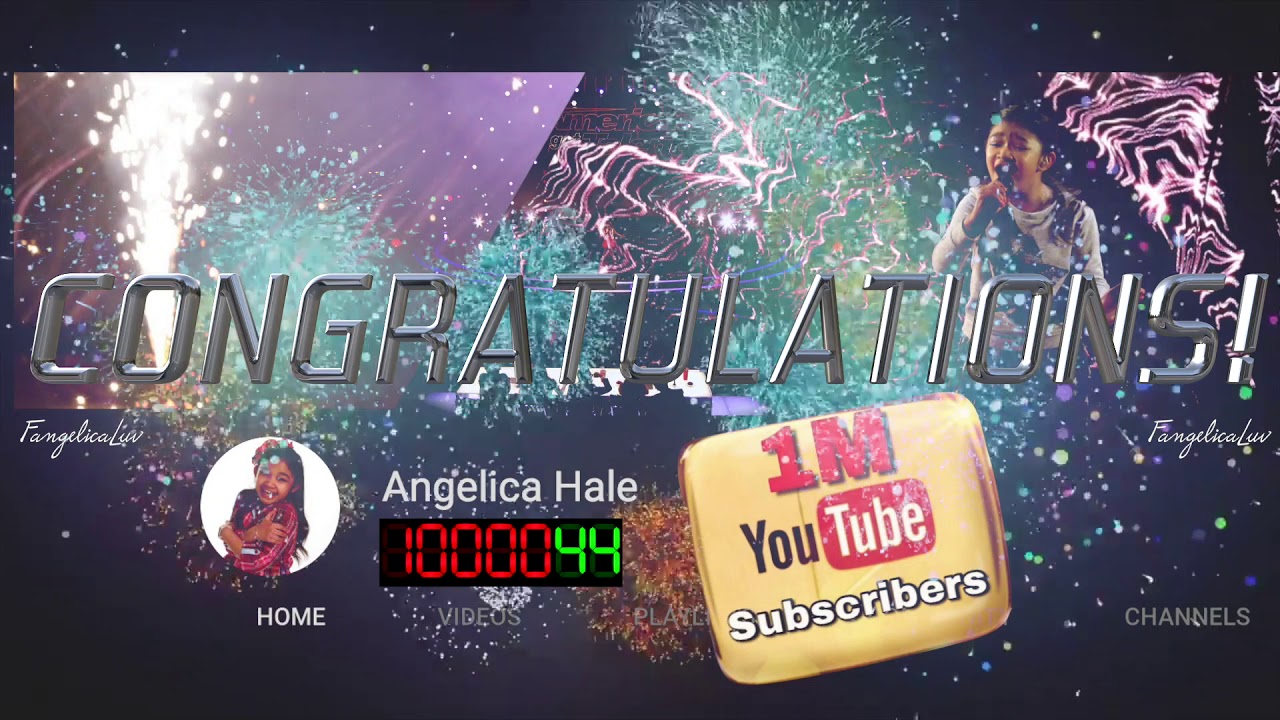 Congratulations Angelica Hale 1M Followers!! - YouTube