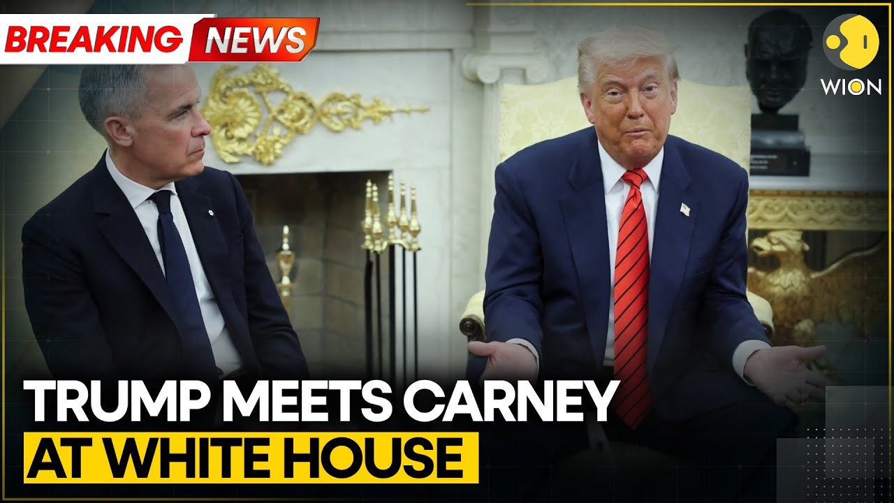 Trump-Mark Carney Meeting: US President Trump Meets Canadian PM Mark ...