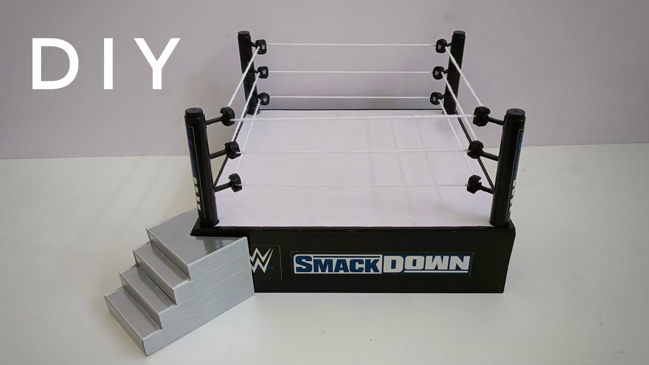 DIY Miniature WWE Ring - YouTube