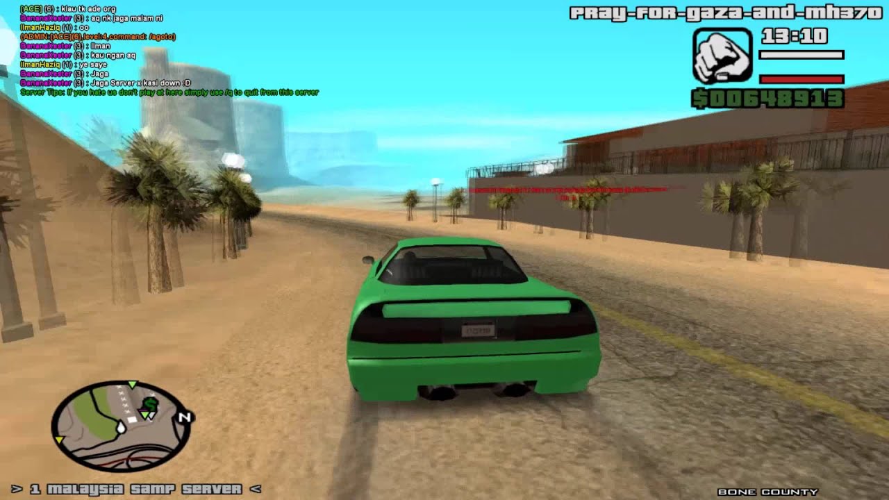 Infernus test run GTA SA-MP 1Malaysia - YouTube