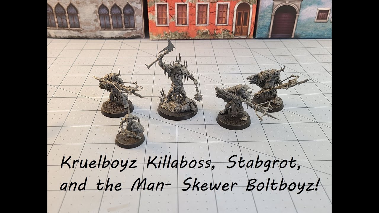 Kruelboyz Killaboss with Stabgrot and the Man- Skewer Boltboyz! - YouTube