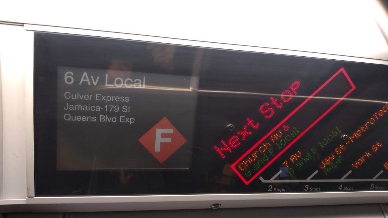NYC Subway HD: Ride Kawasaki R160B Siemens Diamond F Express Train ...