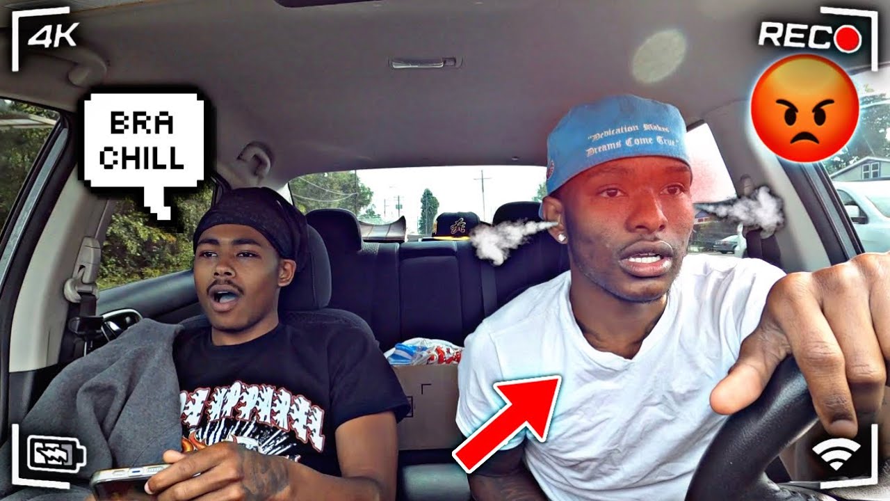 HAVING EXTREME ROAD RAGE TO SEE HOW HE REACTS ! - YouTube