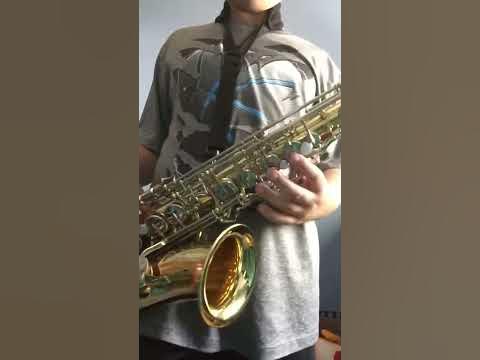 Hot Cross Buns on Alto Saxophone - YouTube