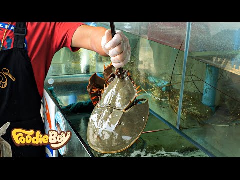 Grilled Horseshoe Crab Recipe - Thai Street Food