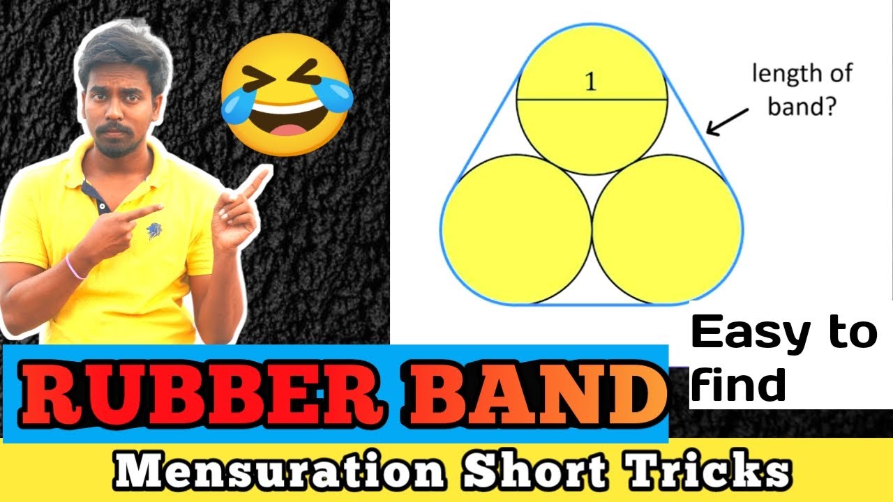 🔥How to find Rubber band length? Mensuration concept and tricks - YouTube