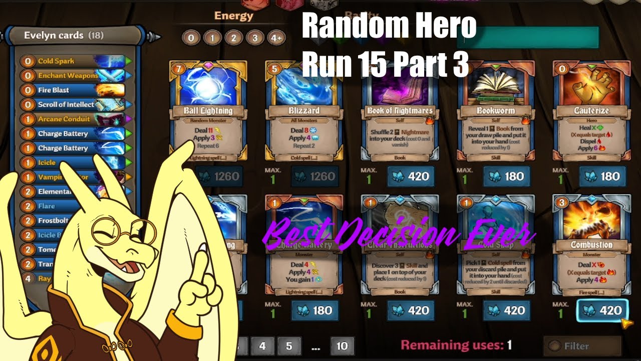 I made a GOOD decision - Across the Obelisk Random Hero Run 15 Part 3 ...