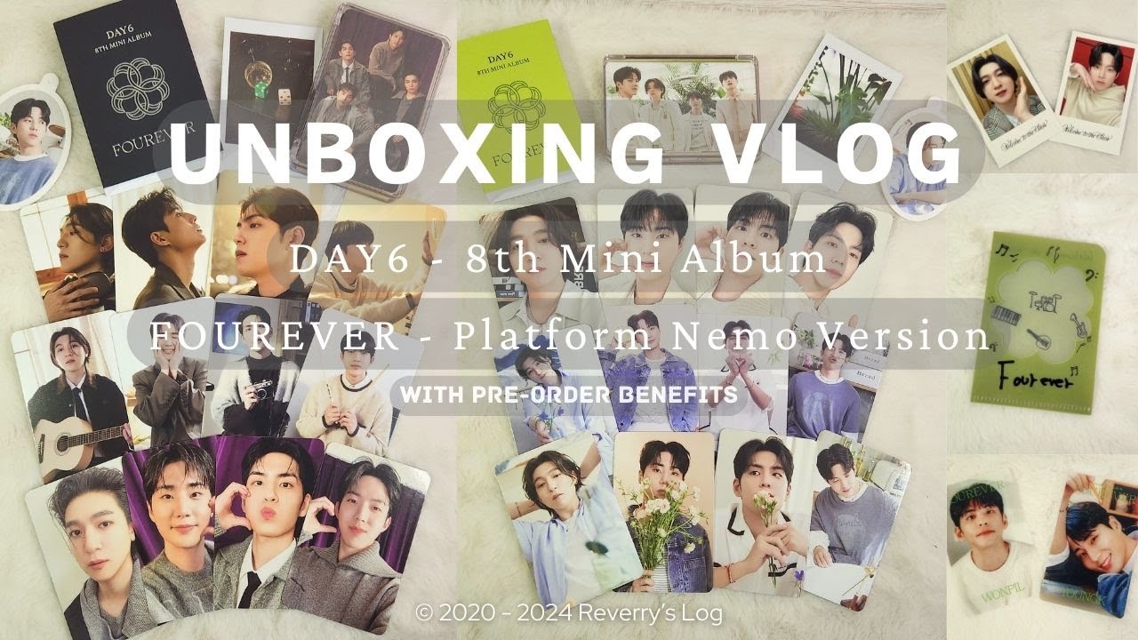 Unboxing Vlog: DAY6 8th mini album Fourever Platform Nemo Version with ...