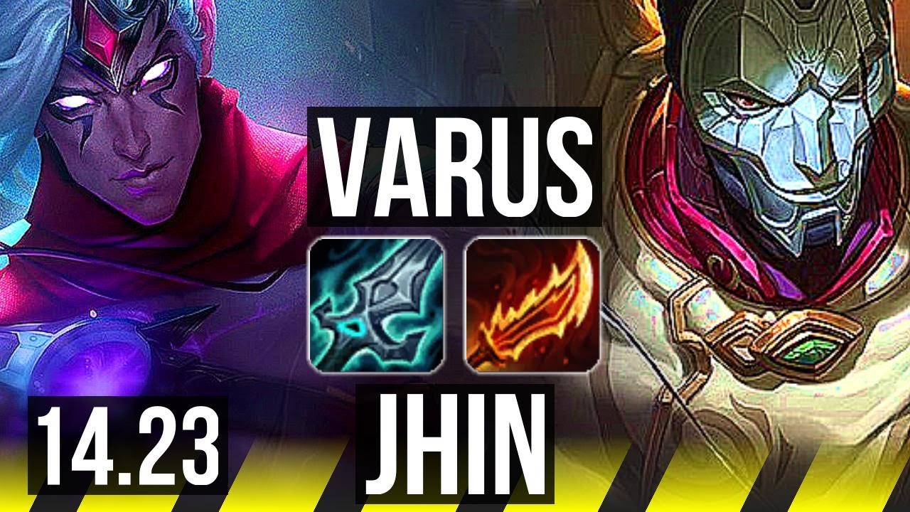 VARUS & Leona vs JHIN & Taric (ADC) | KR Challenger | 14.23 - YouTube