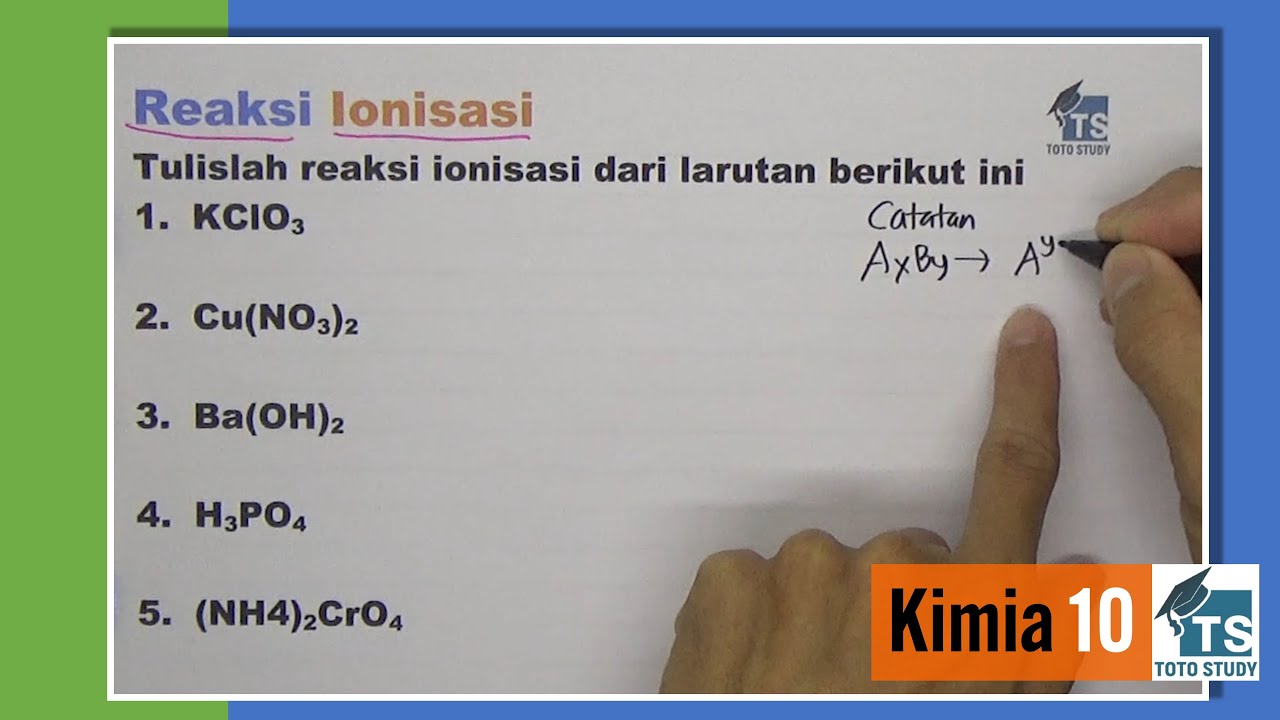 Reaksi Ionisasi - YouTube