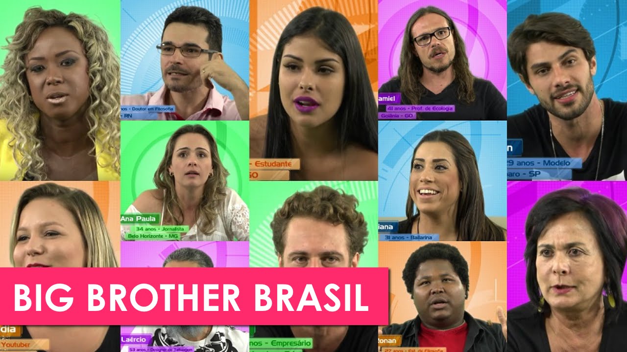 BBB16 - CONHEÇA OS PARTICIPANTES - YouTube
