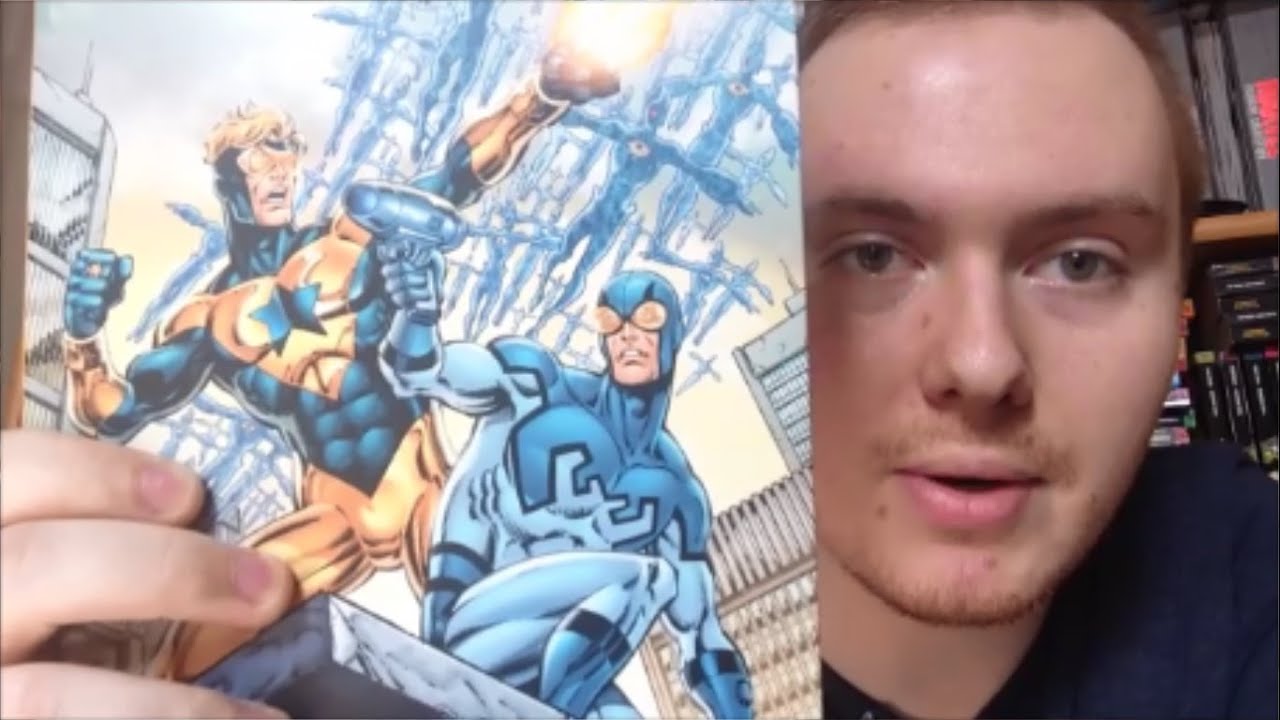 Comic-Review: Booster Gold - Blau & Gold (100% DC #19) - YouTube