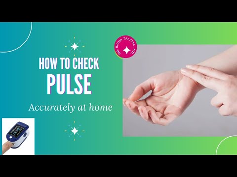 How to measure PULSE accurately at HOME | pulse kaise check kare ...