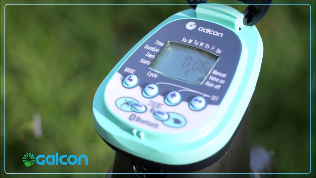 προγραμματιστής GALCON 7101BT με σύνδεση Bluetooth - YouTube