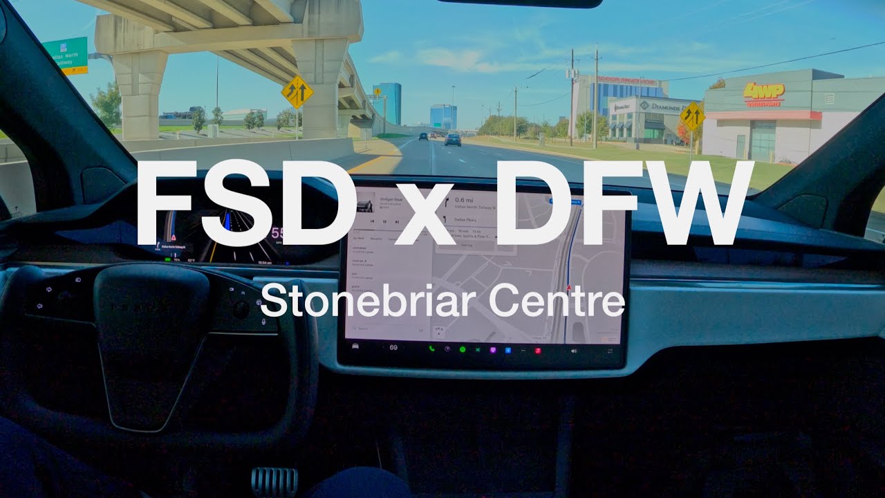 Trip To Specs Using Teslas FSD 12.5.4.2 (1.5x Speed) - YouTube