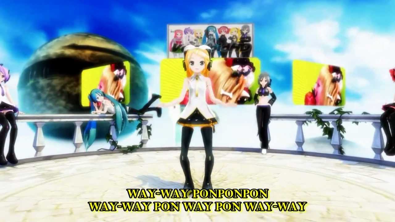 MMD Ponponpon - Kagamine Rin (Romaji, English & Vietnamese subtitles ...