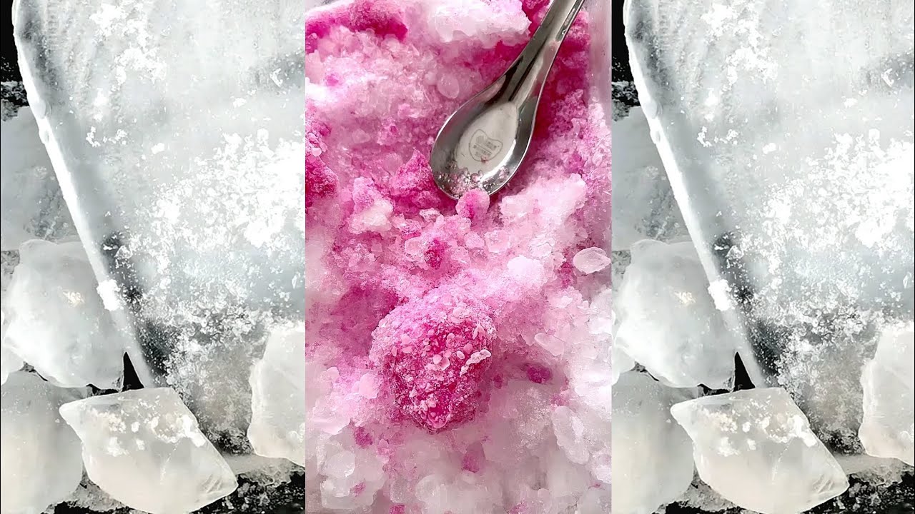 HARD ICE EATING / CRUSHED ICE. ICE EATING - YouTube