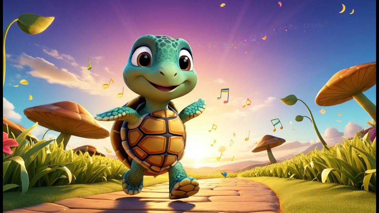 Slowpoke Turtle’s Lazy Day Jam | Relaxing Chill Song for Kids | Slow ...