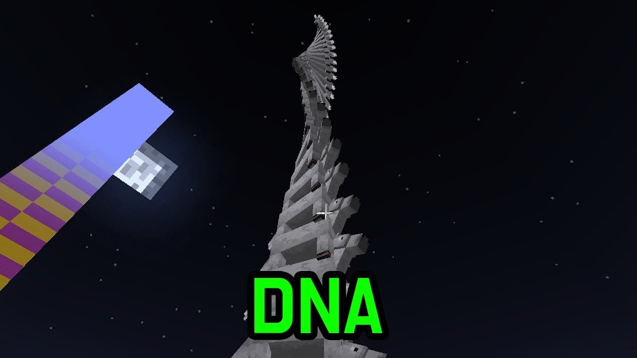 말로 만들어진 DNA(마인크래프트) - YouTube