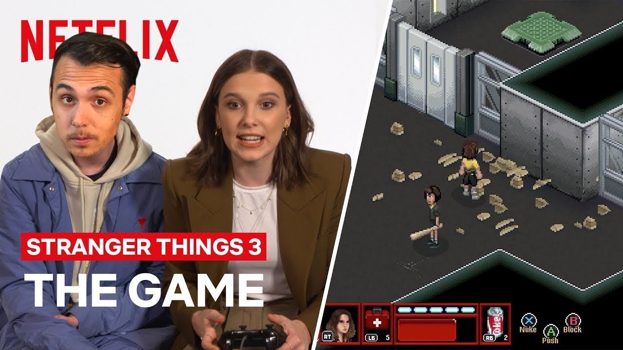 STRANGER THINGS 3 EL JUEGO | PROBAMOS EL JUEGO DE STRANGER THINGS - YouTube