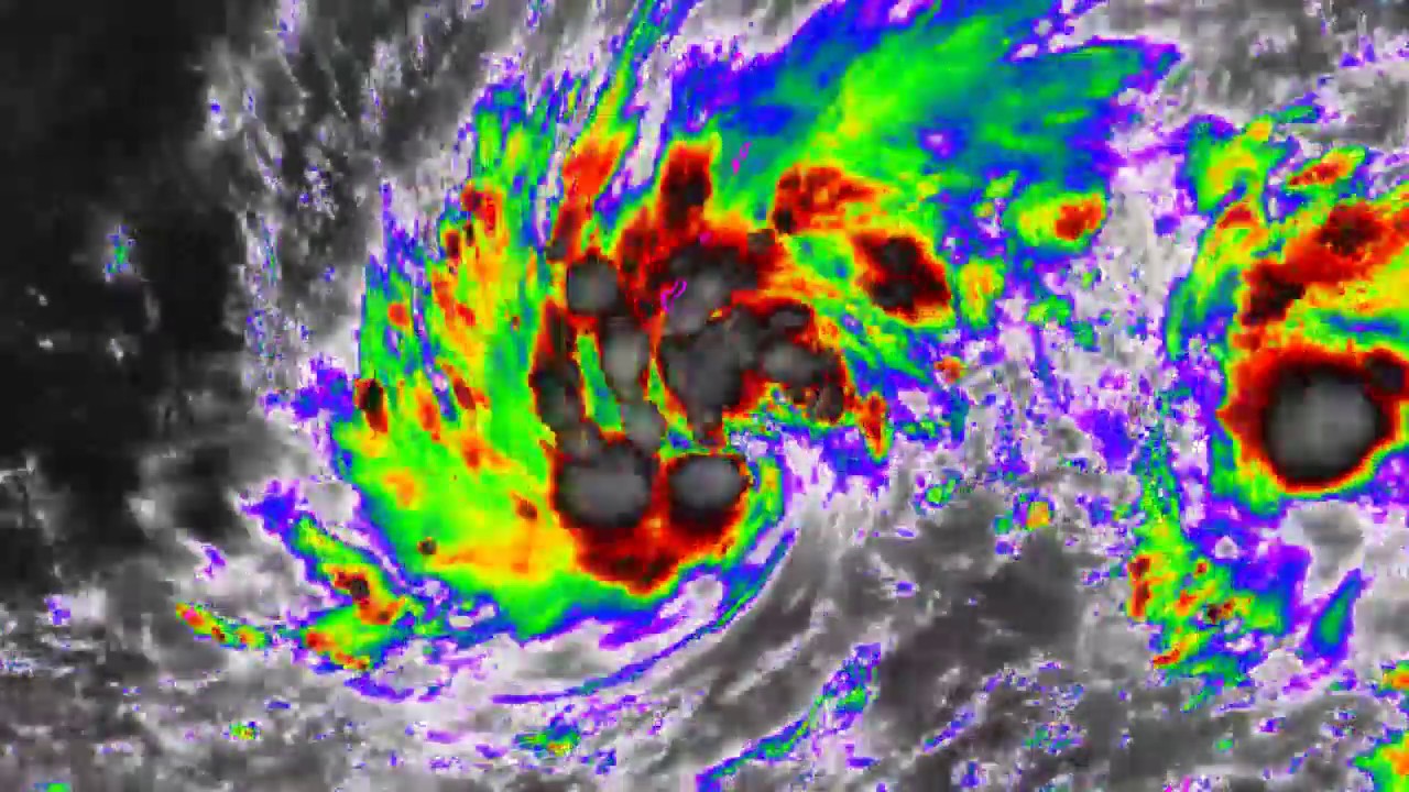 Tropical Storm Kammuri near Guam - 12am CHST November 27 - YouTube