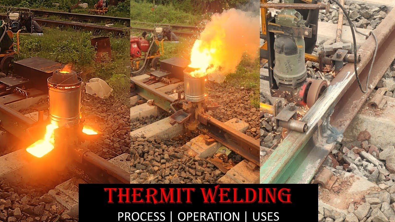 Railway Thermit Welding | Process ,Operation and Uses | #railway #viral ...