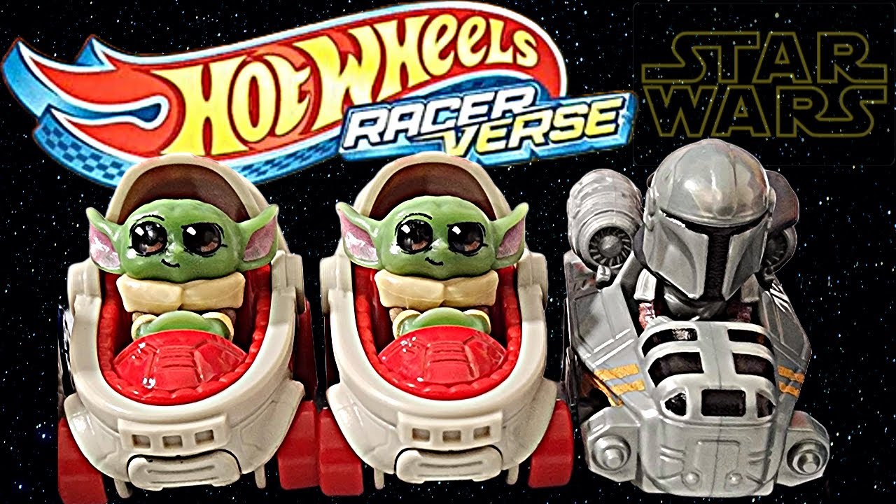 Trying Out Hot Wheels RacerVerse Grogu's Great Race Track Set - YouTube