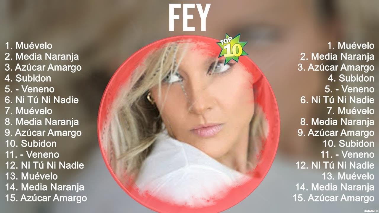Fey Latin Pop Mix 🔥 Mejores Canciones Españolas del Verano 2023 - YouTube