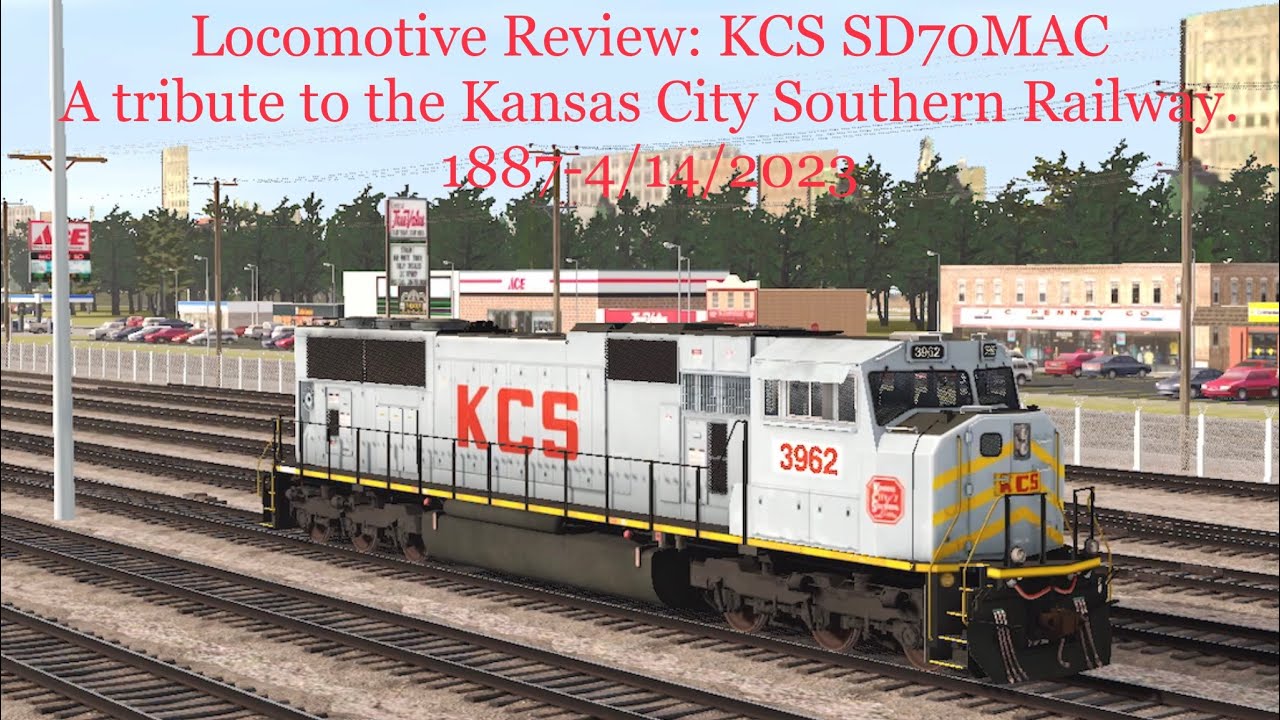 Trainz 3: KCS SD70MAC review and drivers POV drive. A tribute to the ...