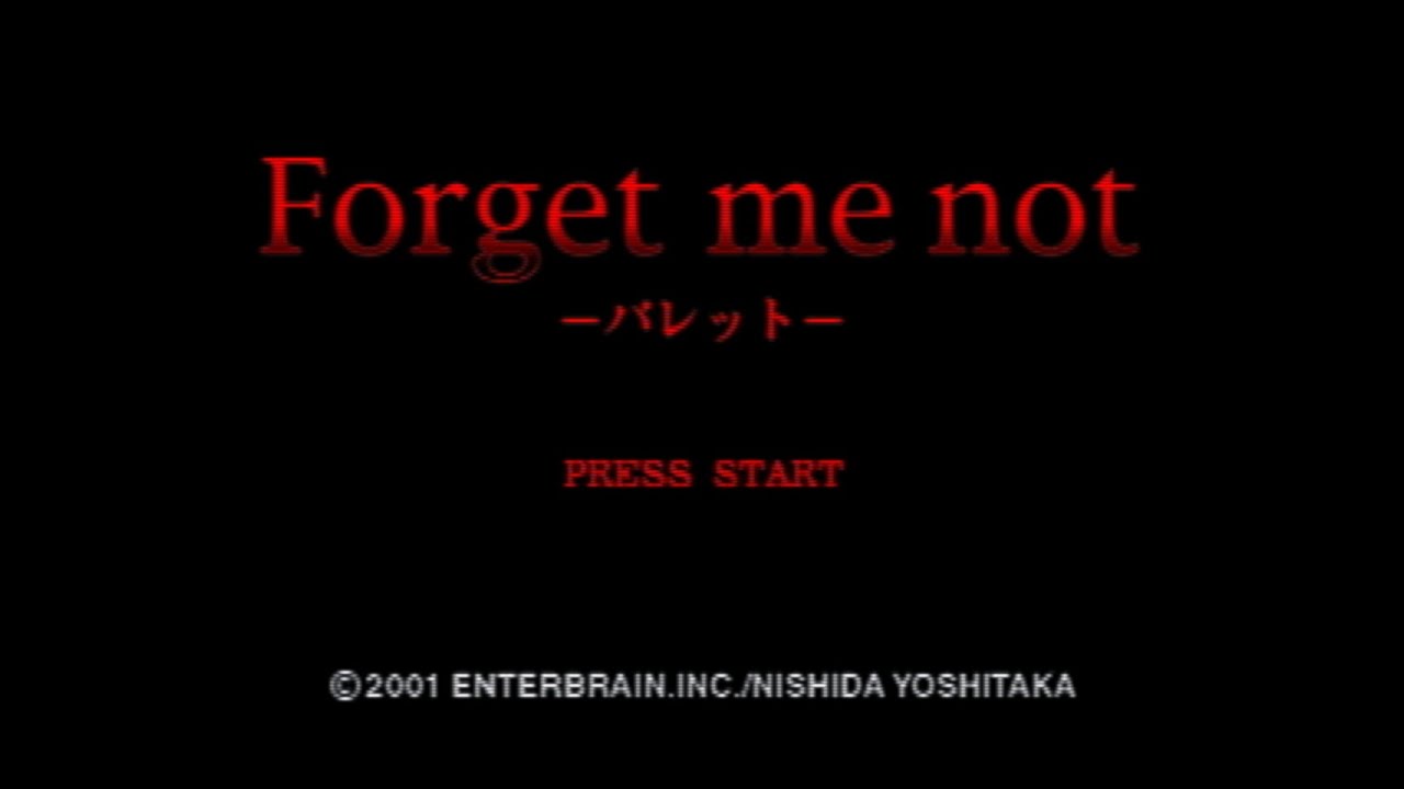 Forget Me Not: Pallete 『Forget me not -パレット-』【PlayStation】【2】 - YouTube