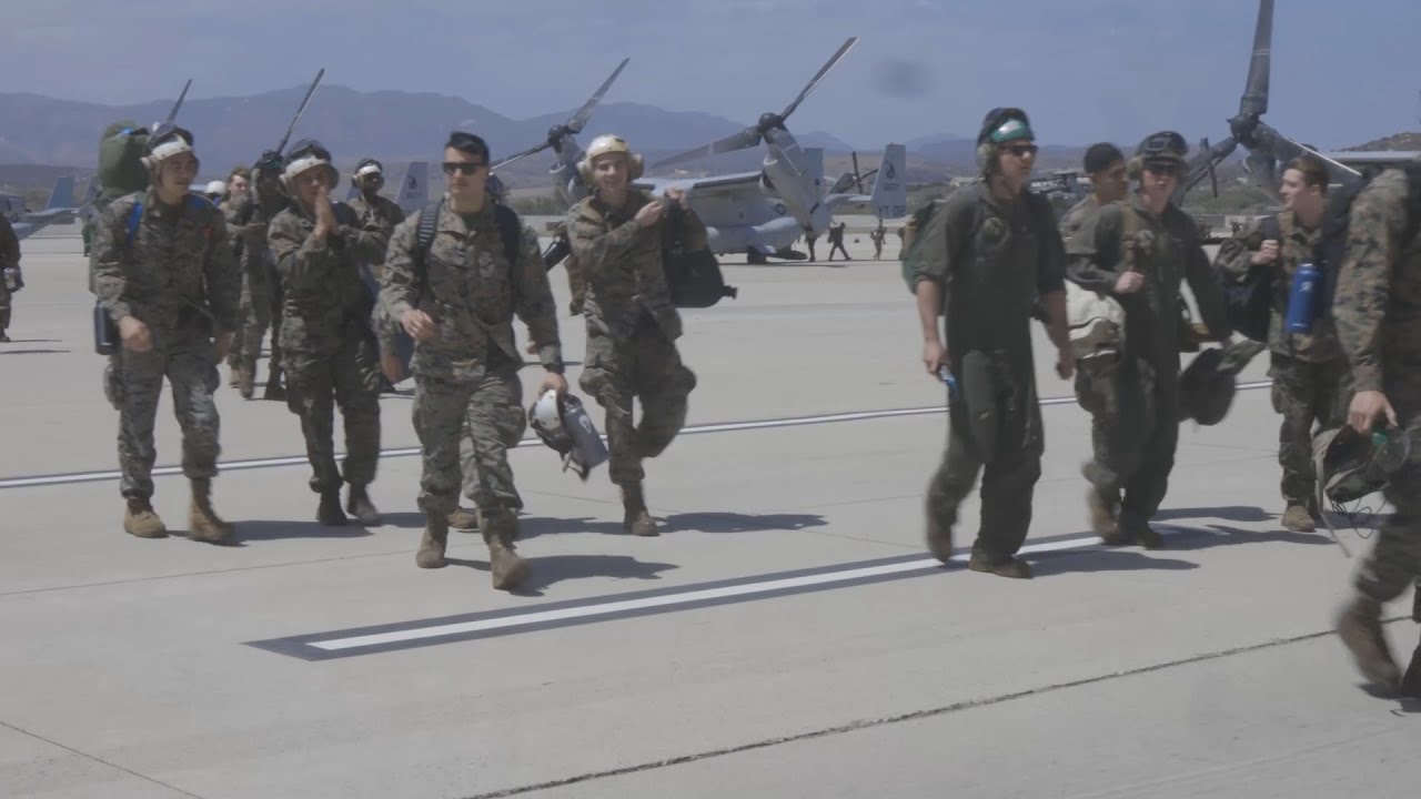 Marines and Sailors return home to Camp Pendleton after seven month ...