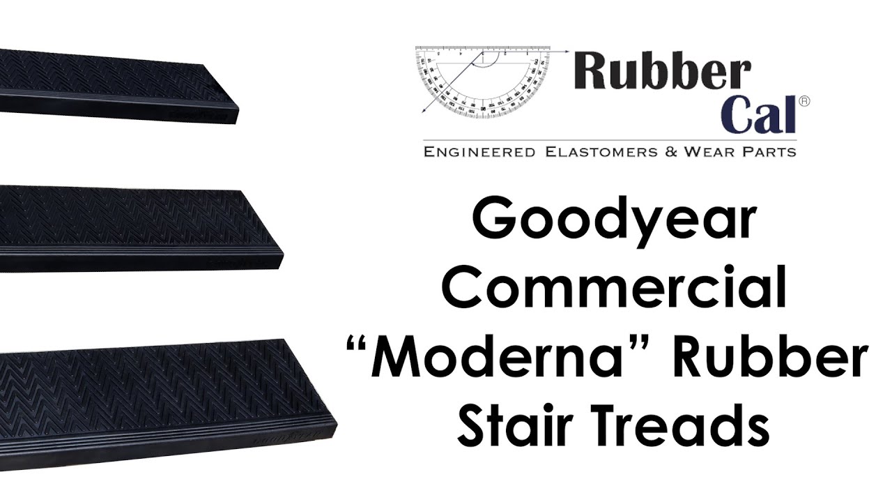 Goodyear "Commercial Moderna" Rubber Stair Treads - YouTube