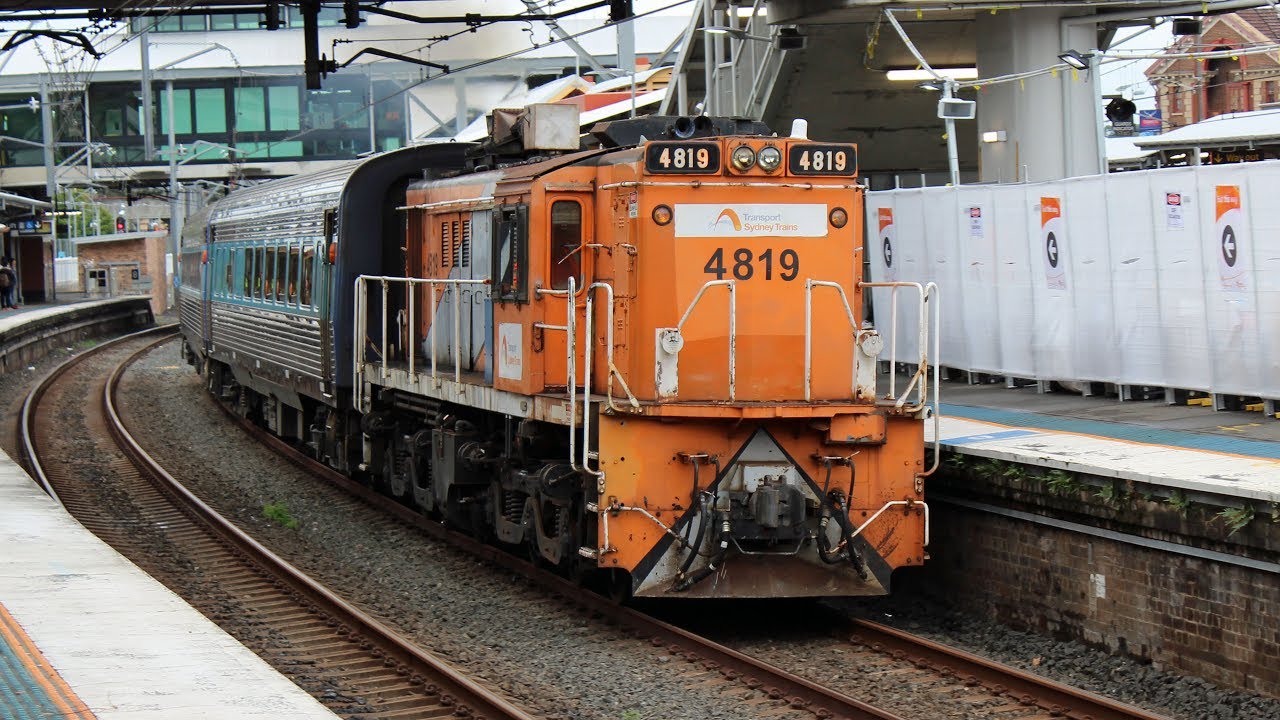 4819 & XPT Cars - Lidcombe - 10th June 2017 - YouTube
