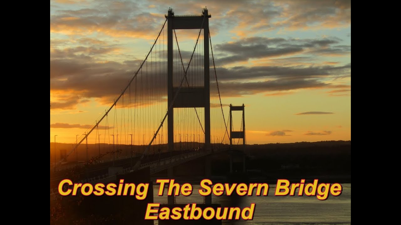 Crossing Severn Bridge Chepstow Wales To Aust England M48 Motorway ...