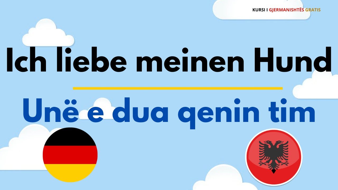 Folje dhe Shembuj Gjermanisht Shqip A1 A2 B1 B2 Pjesa 5 - YouTube