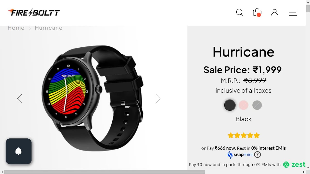 Fireboltt Hurricane Smartwatch Price Drop Alert ⚡Fireboltt Discount ...