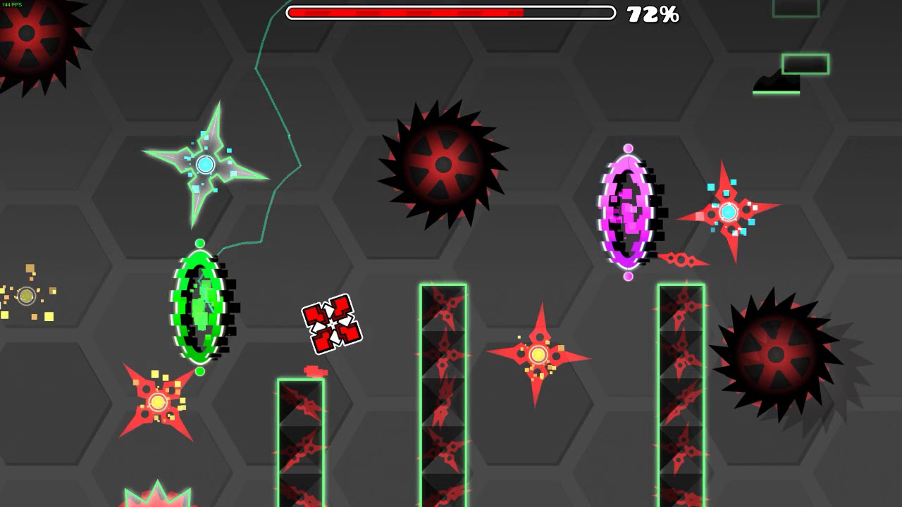 Geometry Dash Hard Demon | Extreme super world - YouTube