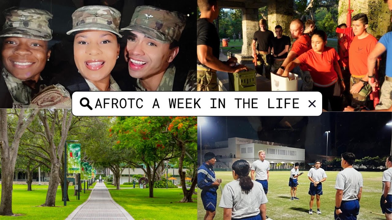 AFROTC CADET VLOG: Realistic Week in the Life of a Cadet ! - YouTube