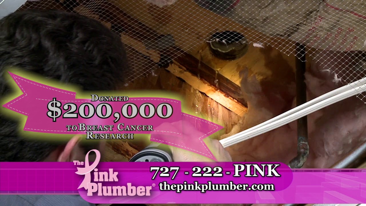 The Pink Plumber Tampa - $50 Off Plumbing Service - YouTube