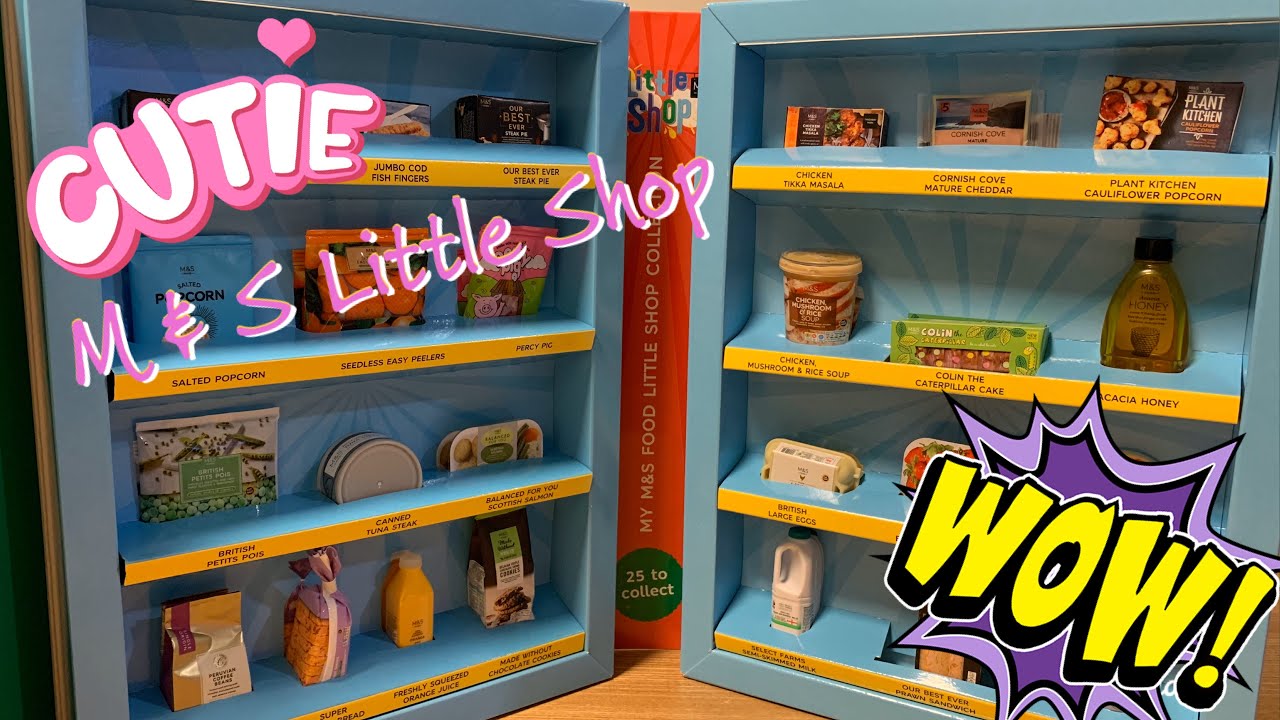 Unboxing Full Set Marks & Spencer Little Shop Collection ~ Total 25 ...