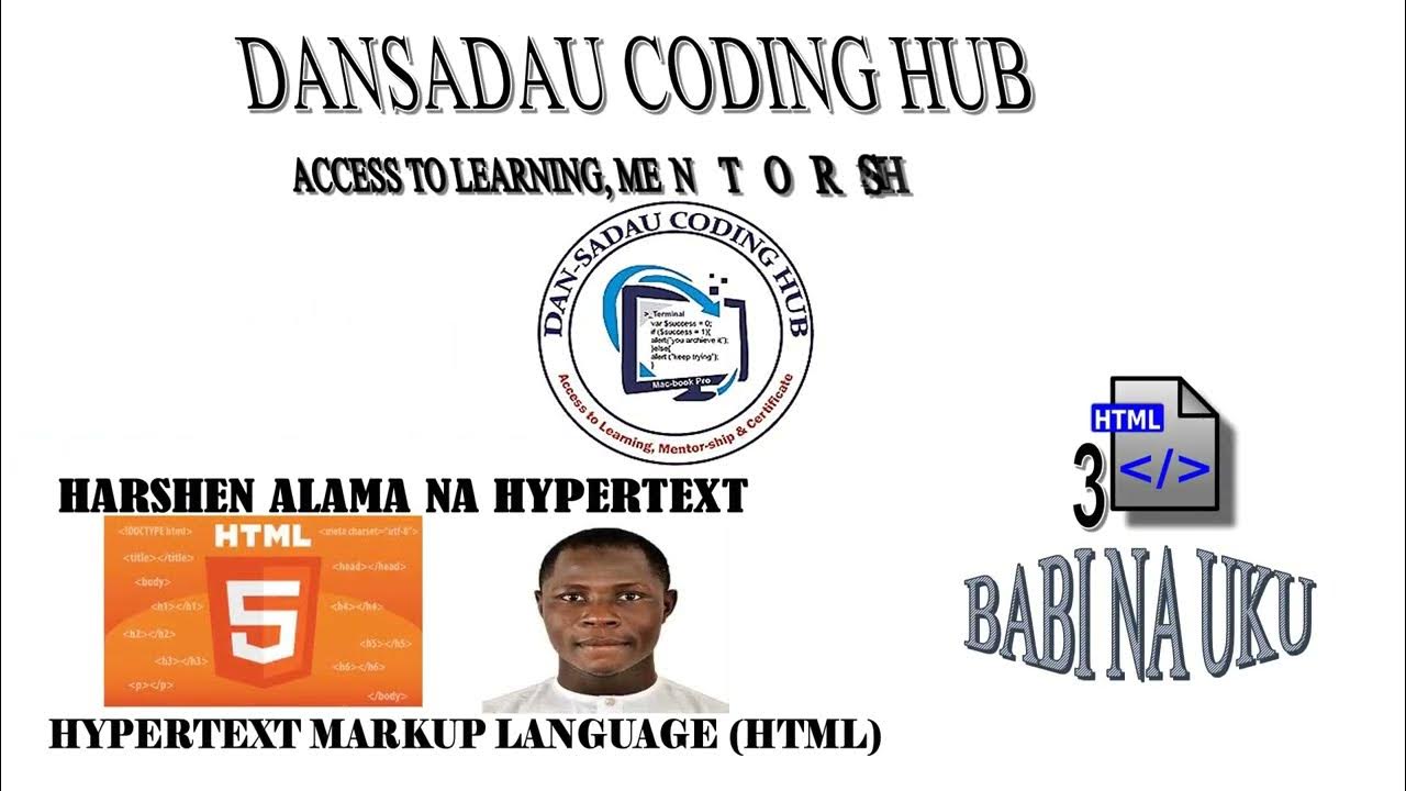 HTML5 IN HAUSA LANGUAGE TUTORIAL 3 - YouTube