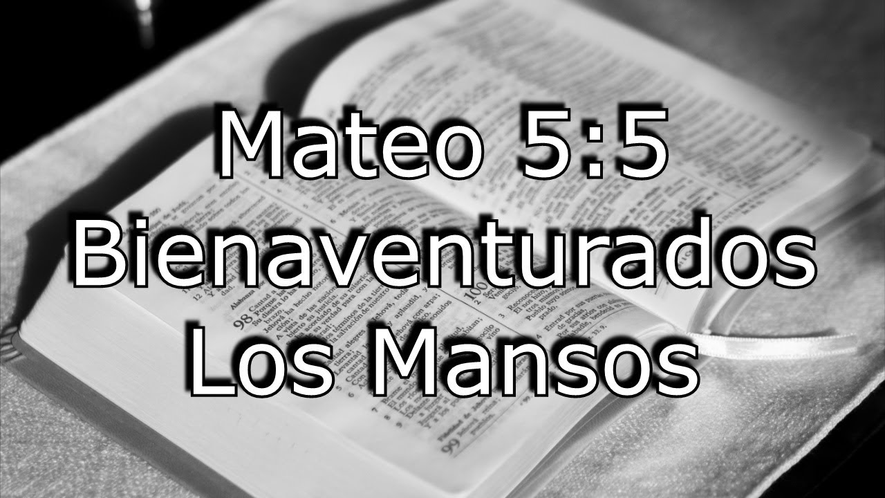 #16 Mateo 5:5 - Bienaventurados Los Mansos - YouTube